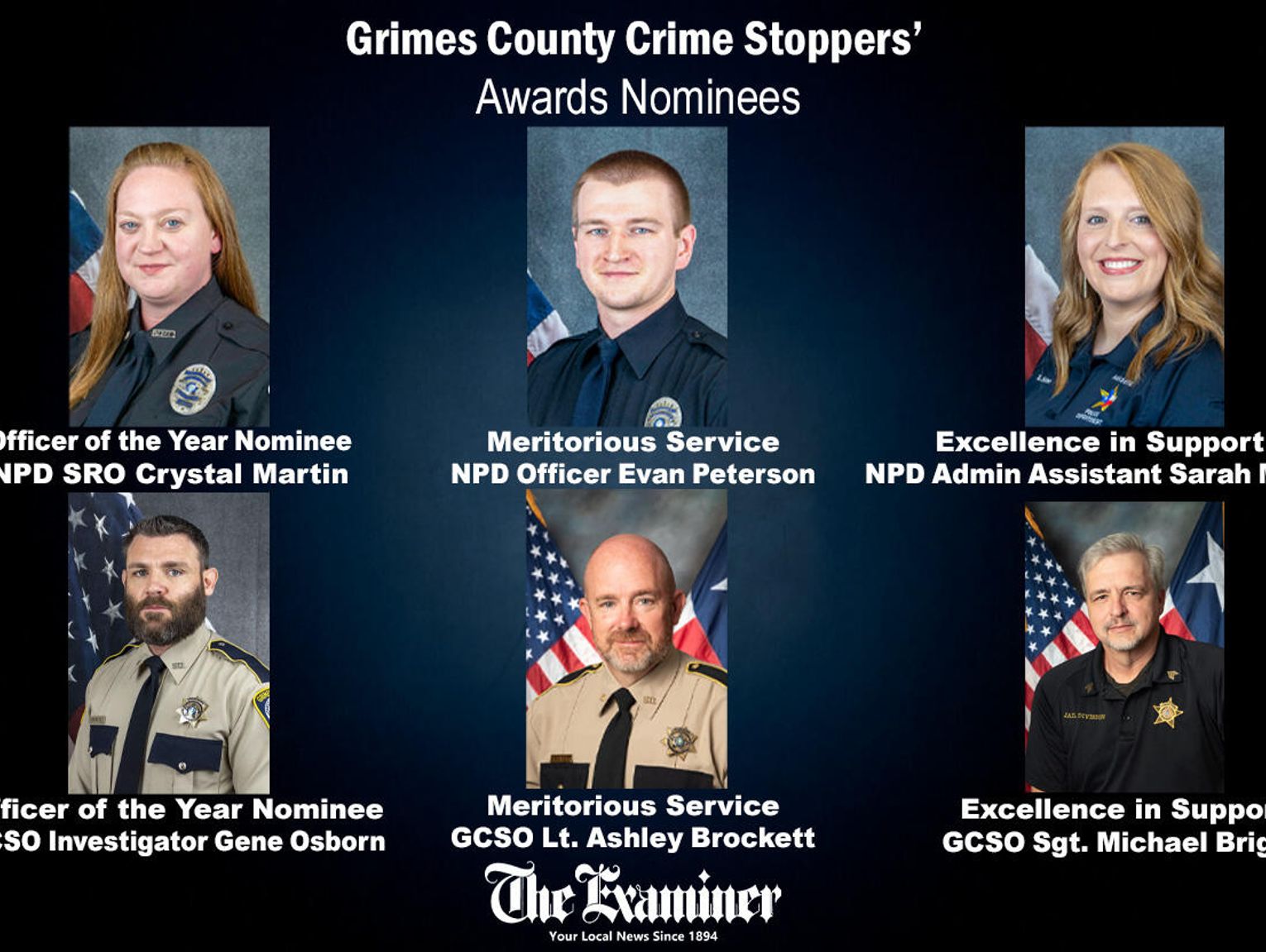 Crimes Stoppers dinner honors law enforcement May 15!