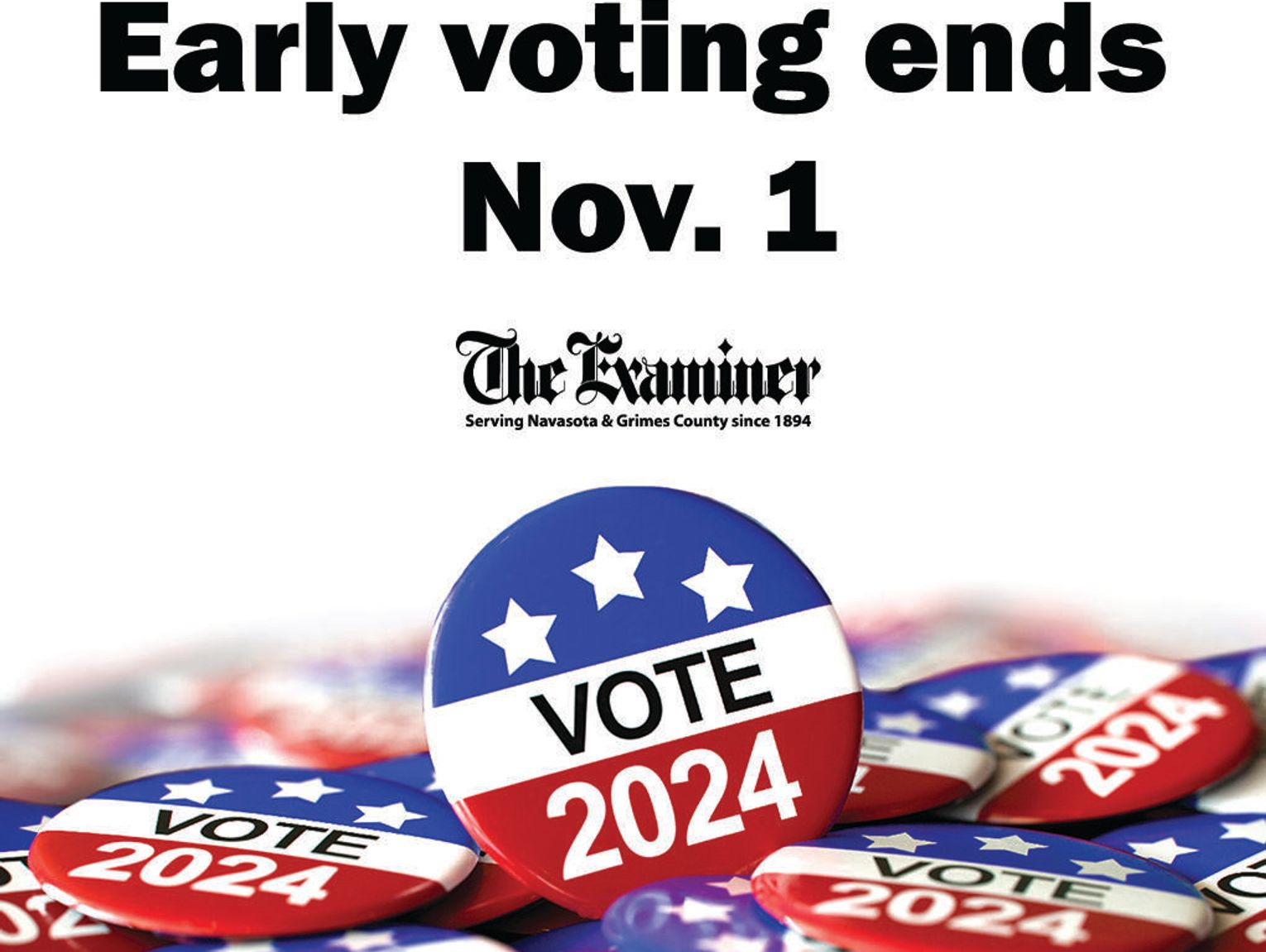 Early voting ends Nov. 1