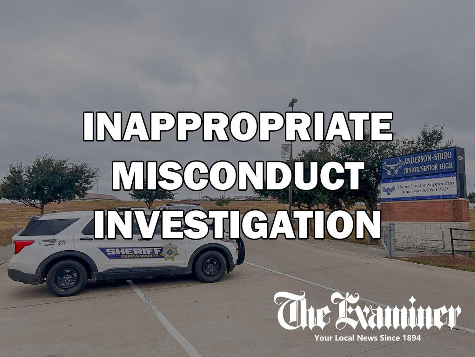 GCSO investigating Anderson-Shiro employee for alleged misconduct with ...