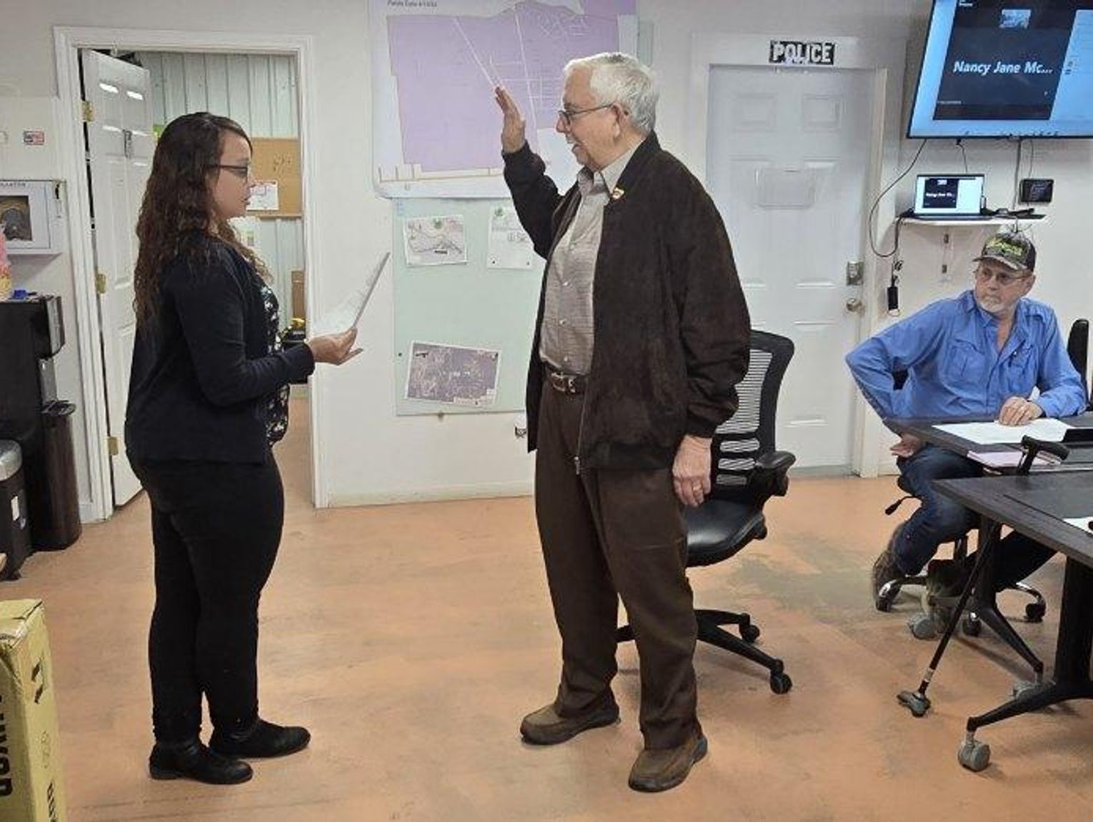 Groos sworn in, special projects considered