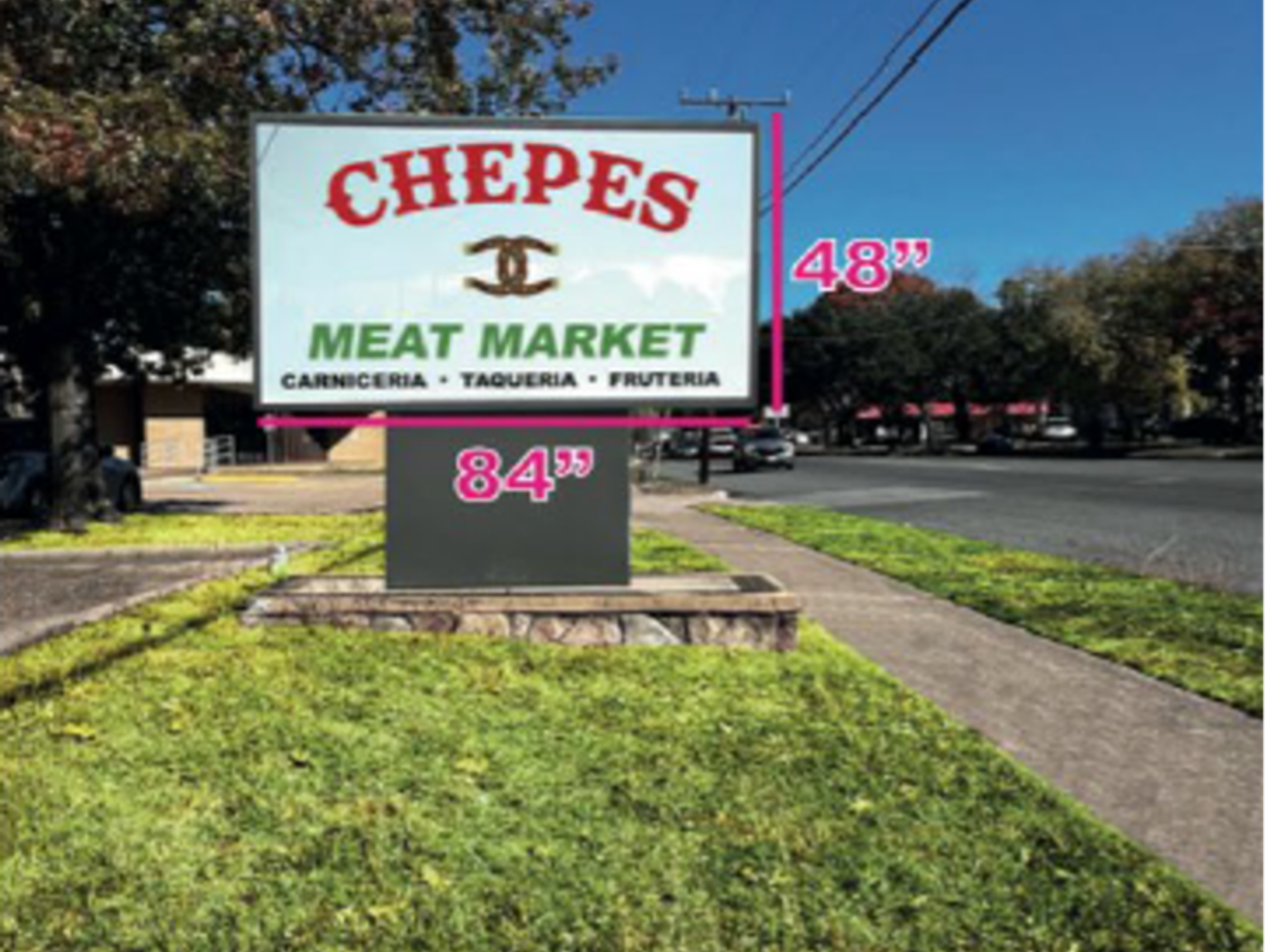 Meat market signs put through grinder; P&Z says ‘tone it down’