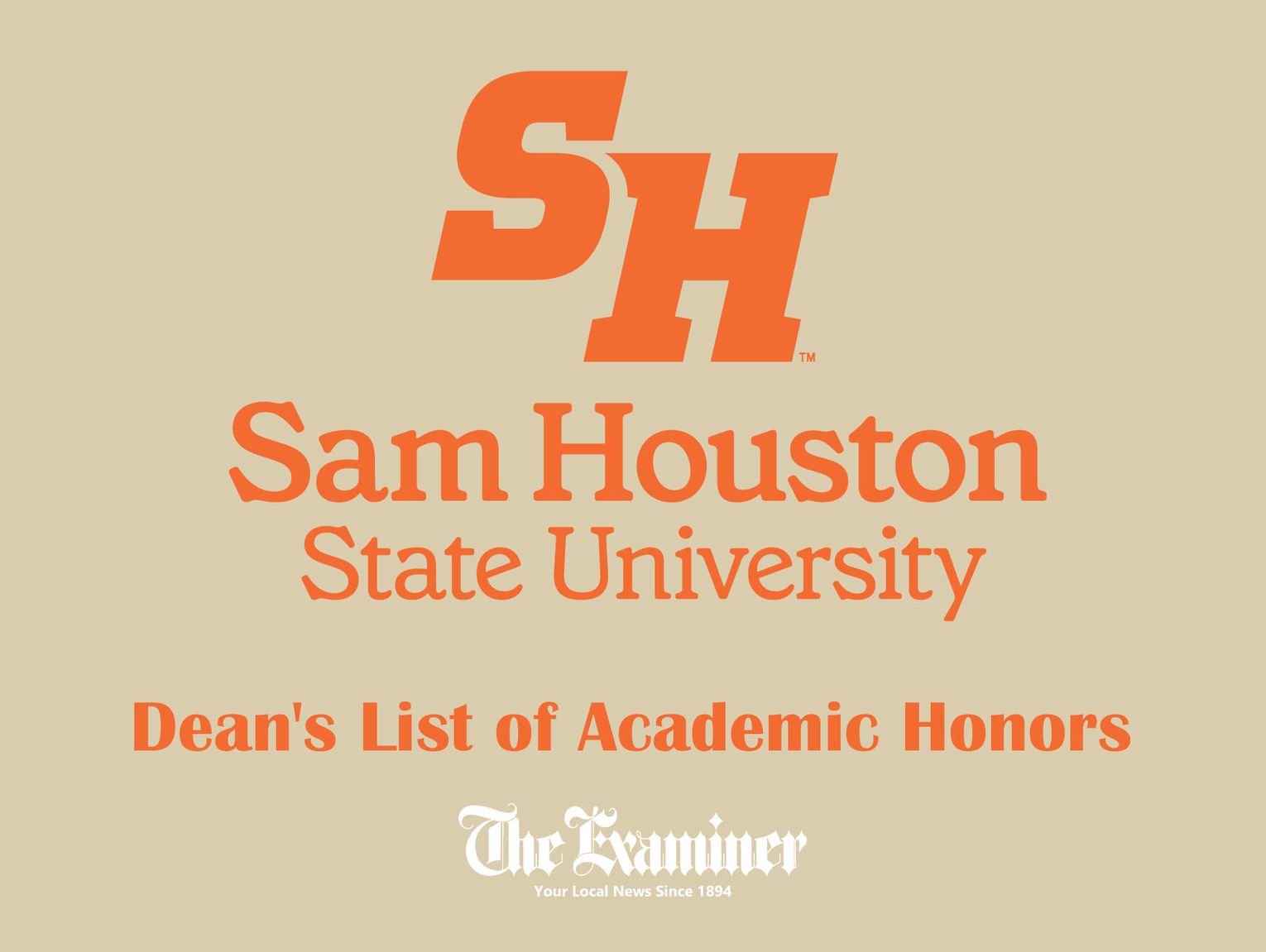 SHSU announces Spring 2025 Dean's List